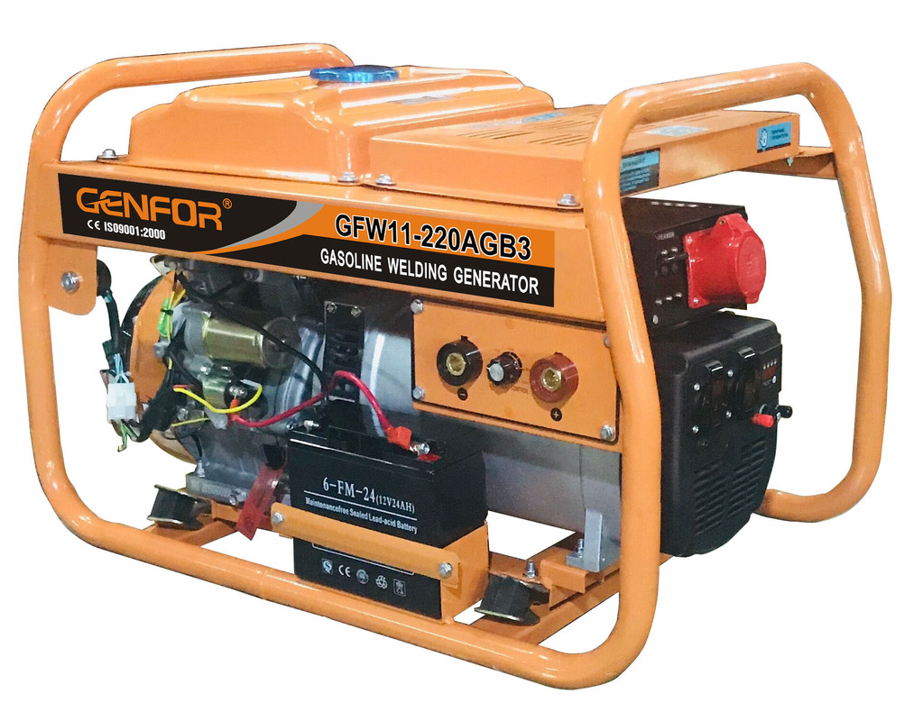 220A Three Phase Portable Welder Generator Duty 60% 4 - Stroke OHV Engine