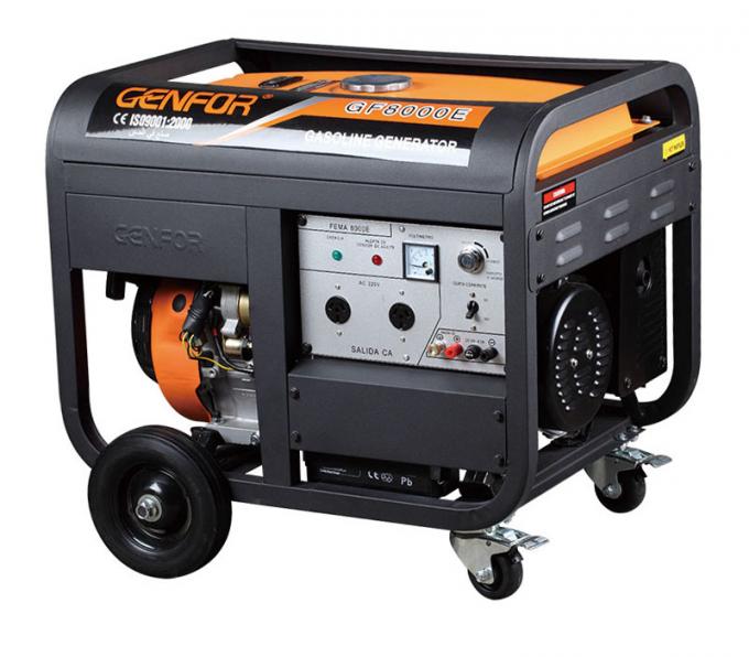 10.0KW Max Power Three Phase Generator , Welding Generator Set 25L Fuel ...