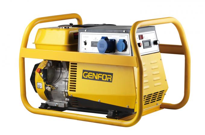 2KW - 12KW Light Duty Portable Diesel Generator Simple Emergency Power