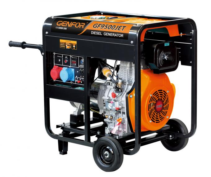 2KW - 12KW Light Duty Portable Diesel Generator Simple Emergency Power