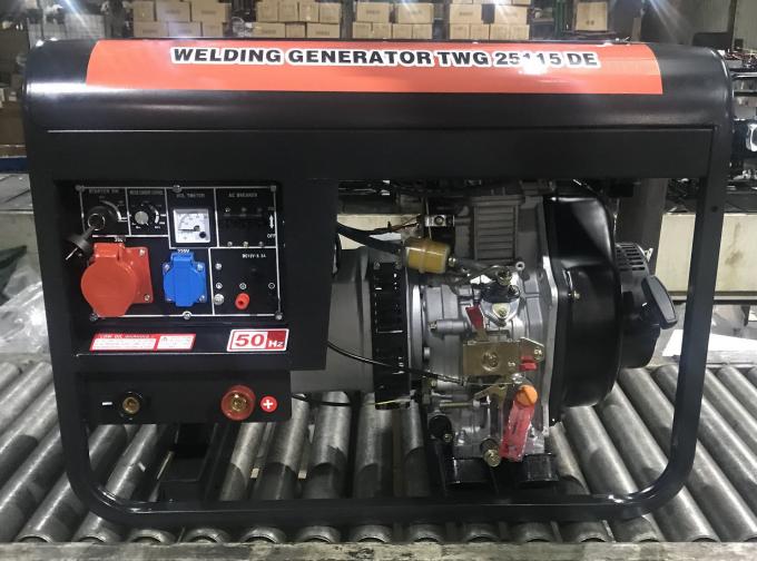220A 7KW ARC Diesel Powered Welder , Welder Generator Machine Single ...